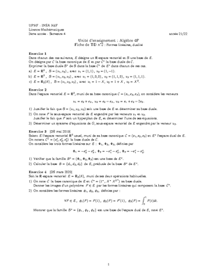 Fiche TD2 Arithmétiques L2 Maths - ISTV Licence Math ́ematiques 2 eme ...