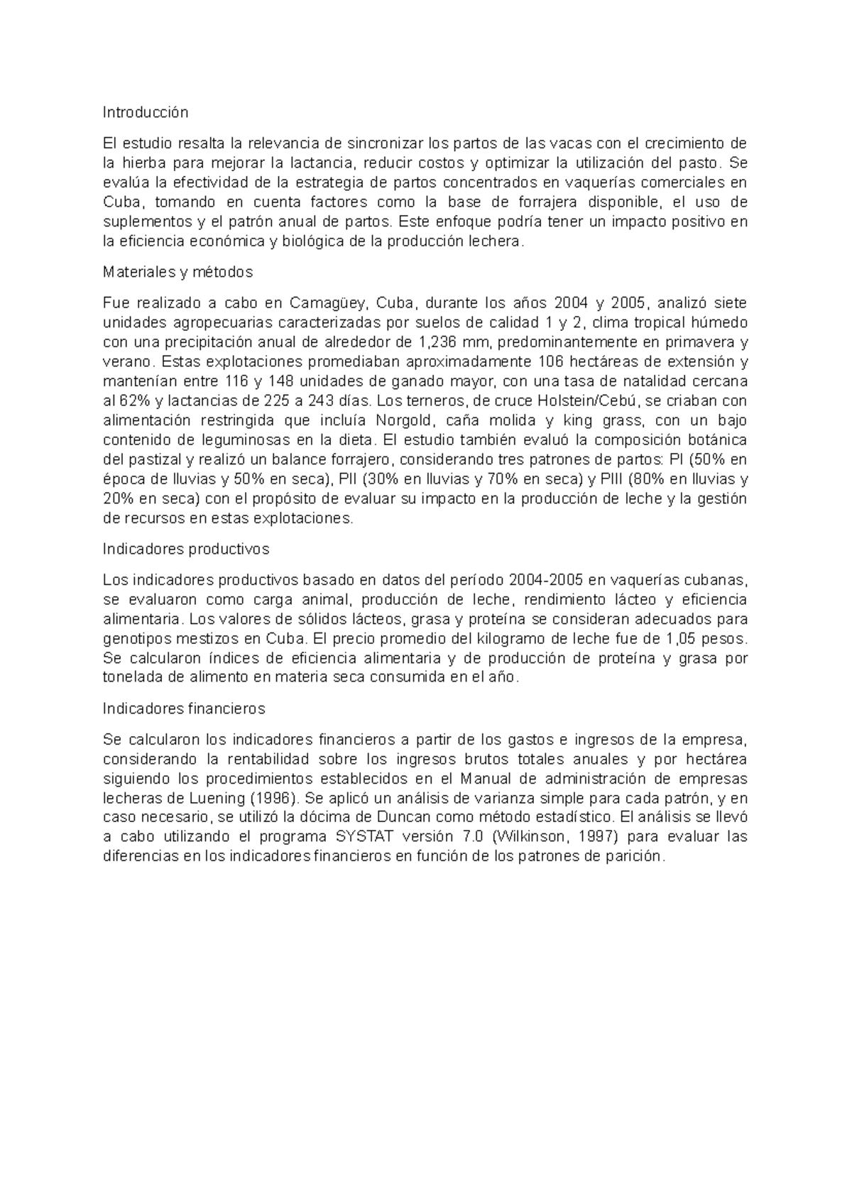 Resumen articulo cientifico - Introducción El estudio resalta la ...
