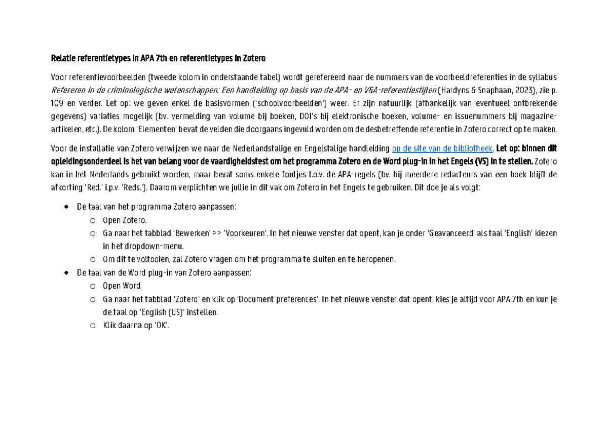 Gegevens Nodig Referentie - Relatie referentietypes in APA 7th en ...