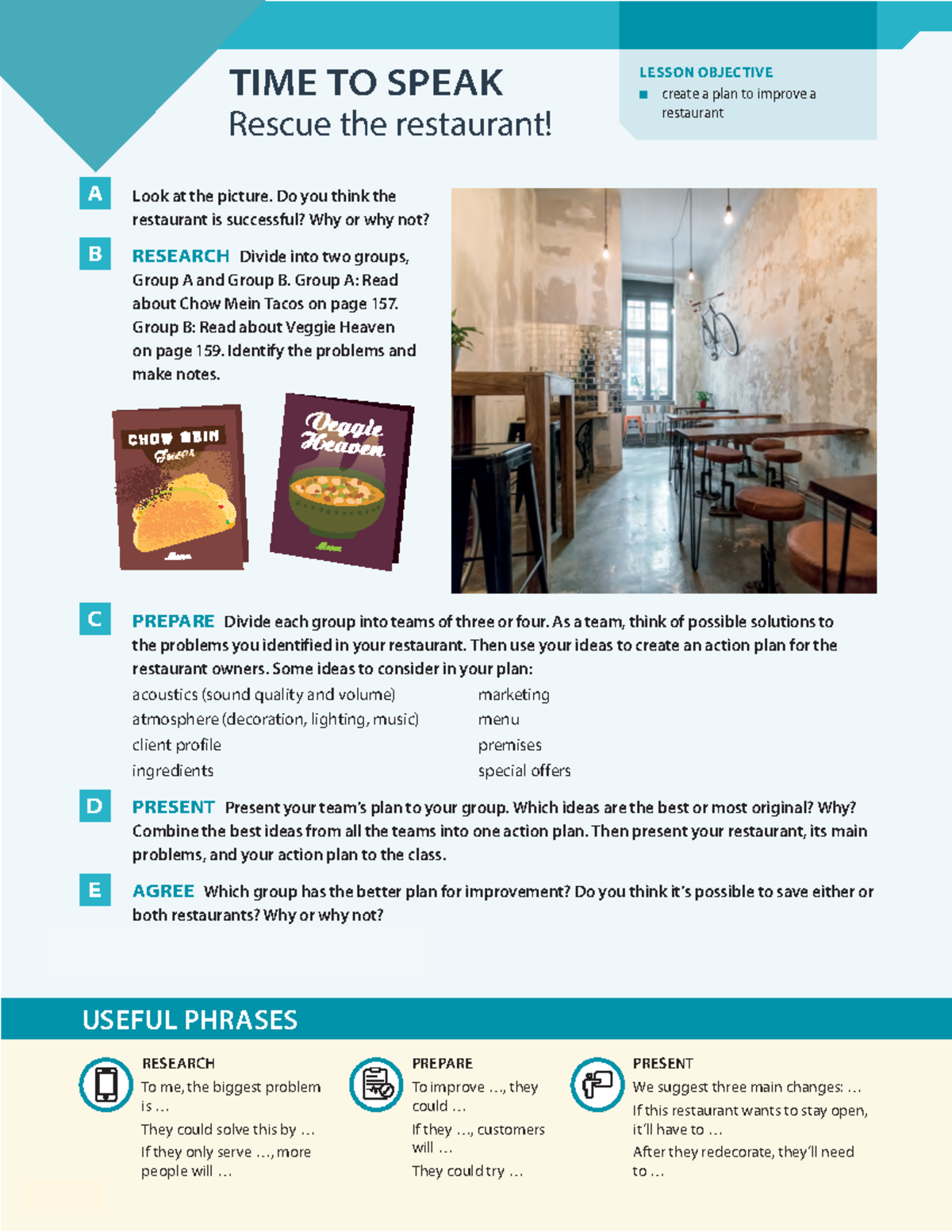 BUS 2.0 Level 4 Lesson Plan 2 Handout 4 - USEFUL PHRASES 2. To check ...