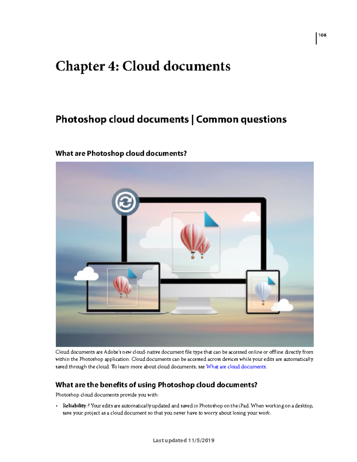 Photoshop reference final 4 - Chapter 4: Cloud documents Photoshop cloud documents | Common ...