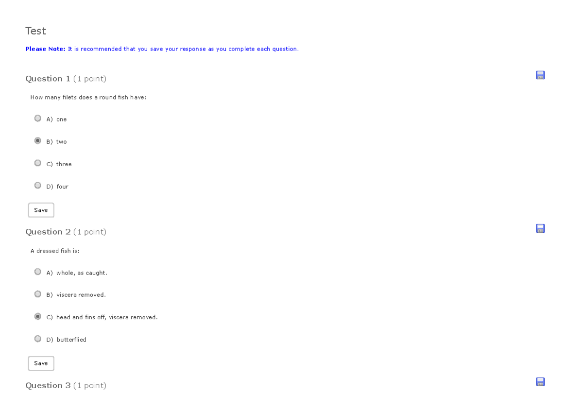 Quiz 1 2017, questions and answers - Test Question 1 (1 point) Question ...