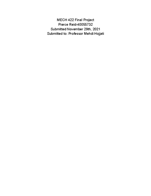 Mech 422 formula sheet - asd asd asd asd asd asd - L 2 : S= Compliance ...