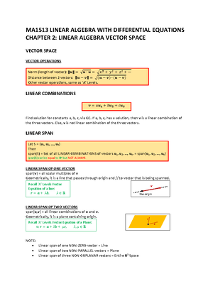 MA1513 Cheatsheet - Cheat Sheet - MA1513 - Warning: TT: undefined function: 32 - Studocu