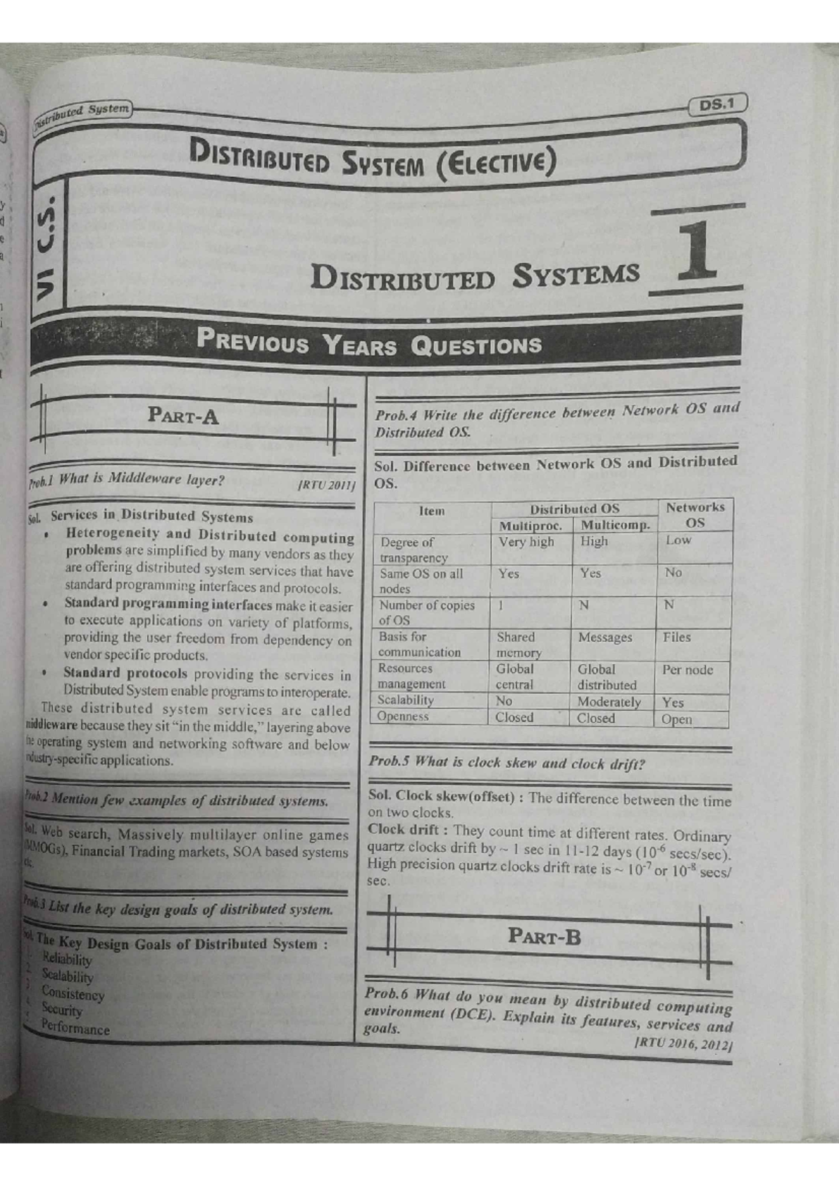 Distributed system NK - NK guide pdf of DS full syllabus - RTU - Studocu