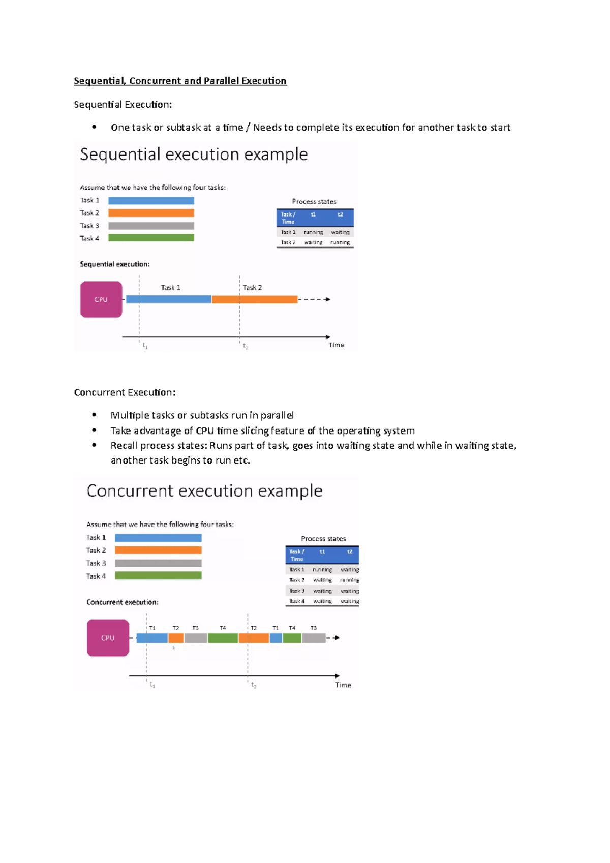 Networking Notes- Threads Computer Science - Sequential, Concurrent and ...