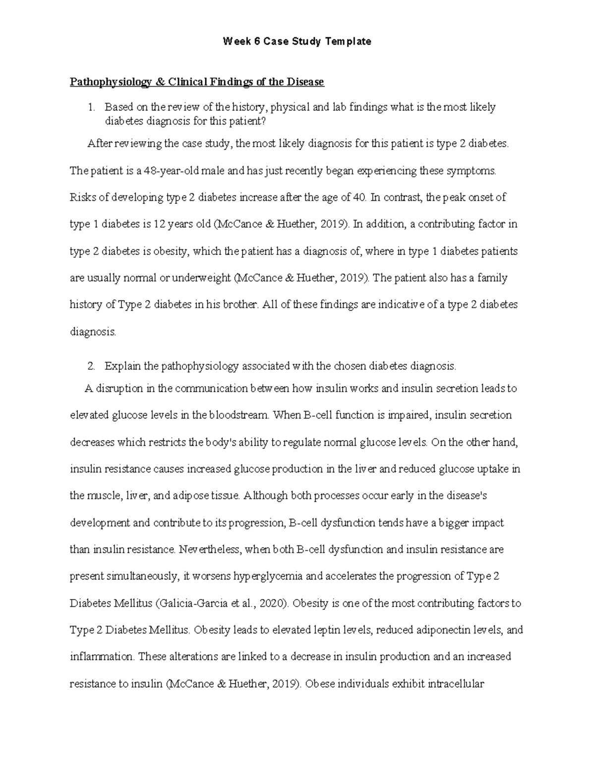 Case study nursing - Pathophysiology & Clinical Findings of the Disease ...