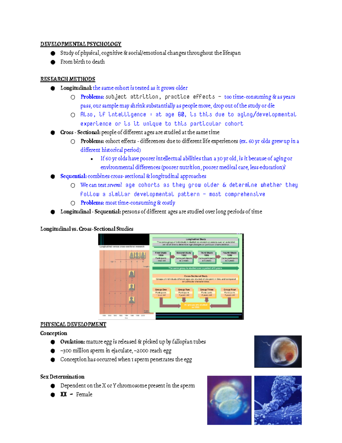 12. Development - Textbook & Lecture Content - DEVELOPMENTAL PSYCHOLOGY ...