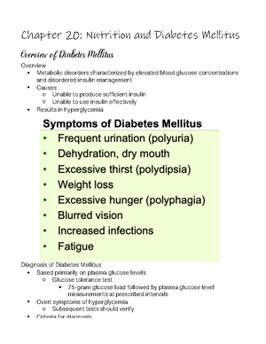 Nutrition Notes ATI Part 2 - Barriers to adequate nutrition - NUTR2351 ...