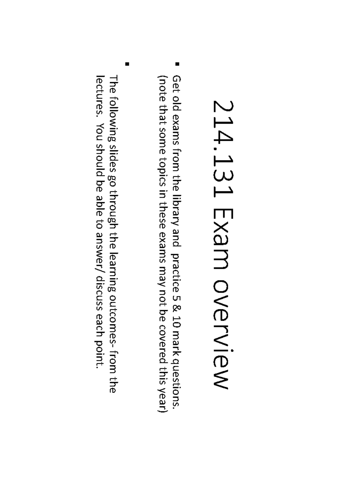 Exam Overview 2020 Warning Tt Undefined Function 32 214 Exam Overview Get Old Exams From