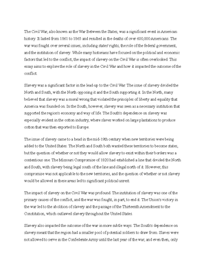 Title Women's Role in the Civil War - The American Civil War was a ...