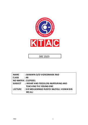 ENG 1013 SET A Final - KOLEJ TEKNOLOGI ANTARABANGSA CYBERNETICS ...