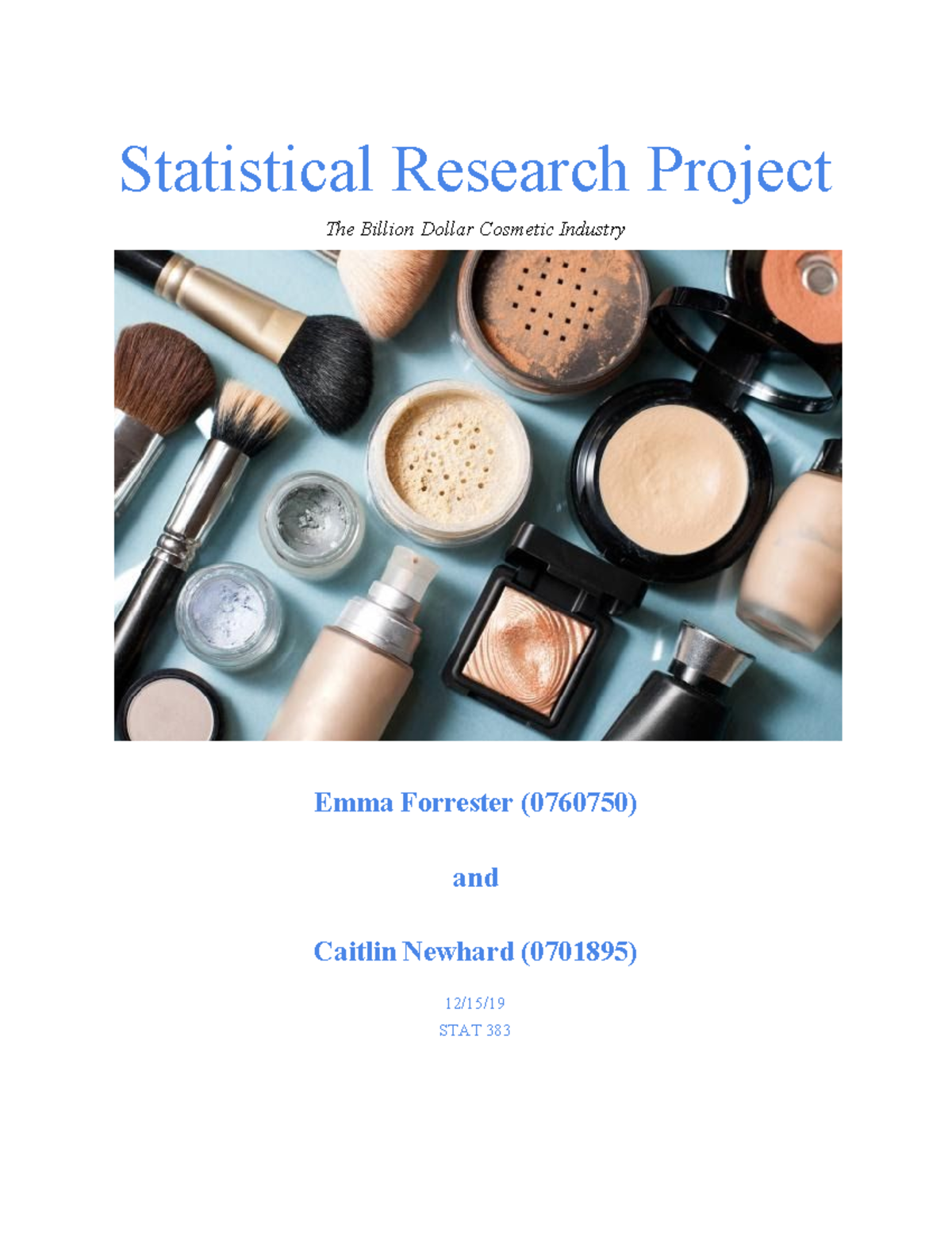 Statistical Research Project-2 - The Egyptians used to use T coal to ...