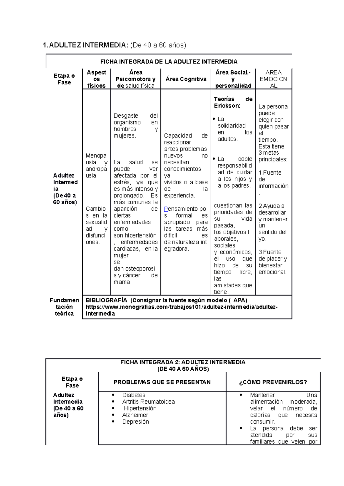 Adultez Intermedia - documento e información de adultes - 1 INTERMEDIA ...