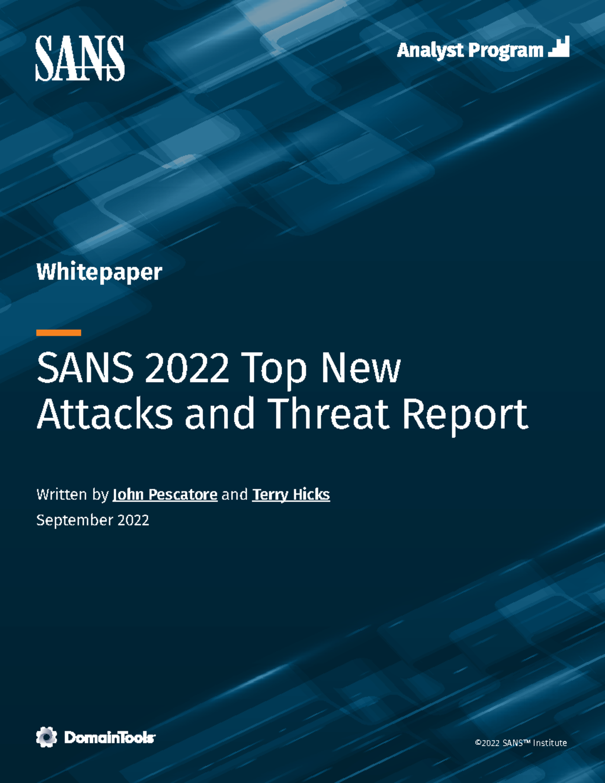2022 sans top new attacks threat report - Whitepaper SANS 2022 Top New ...