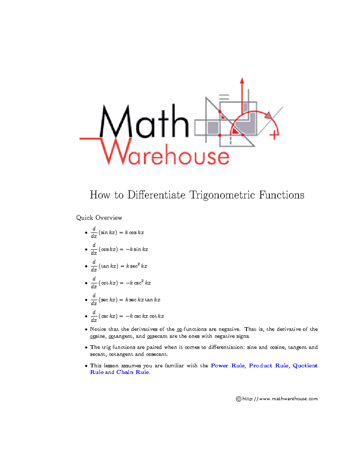 Inbound 4490053926474411491 - How to Differentiate Trigonometric ...