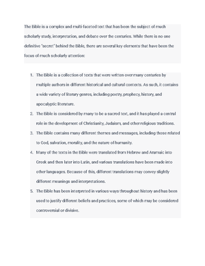 Controversy in The Bible - The Bible has been a source of controversy ...