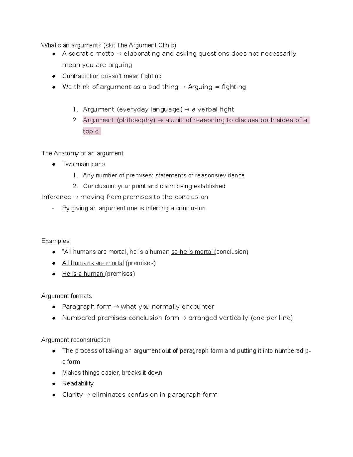 8 31 - What is an argument in logic? - What’s an argument? (skit The ...