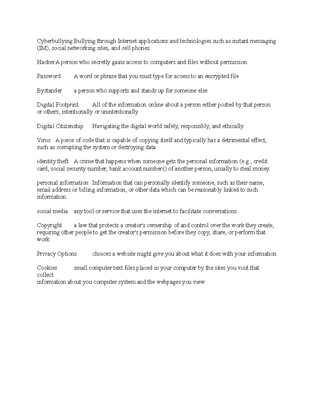 Digital Citizenship CHAPTER 1 - Cyberbullying Bullying through Internet ...