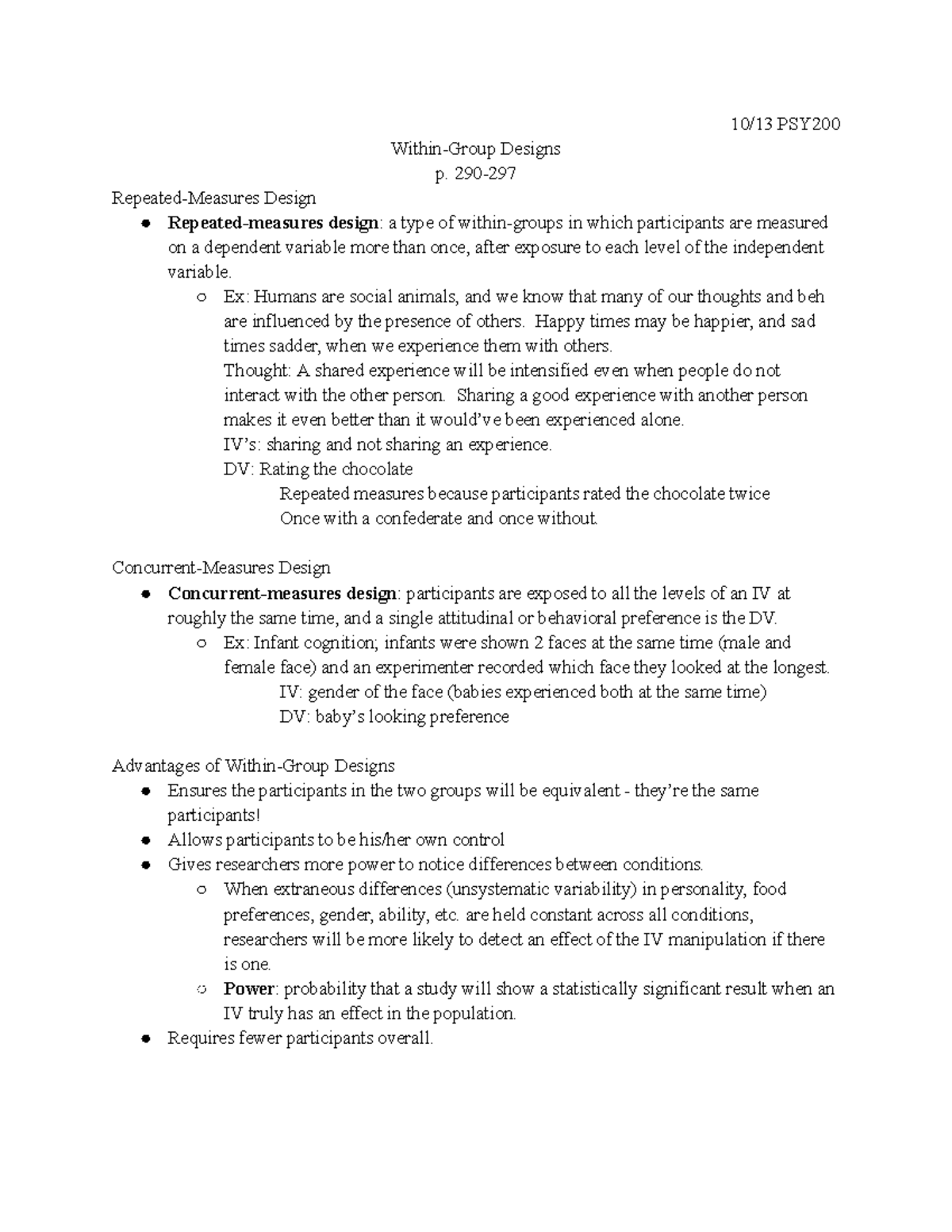 What Is The Difference Between Concurrent Measures Design And Repeated ...