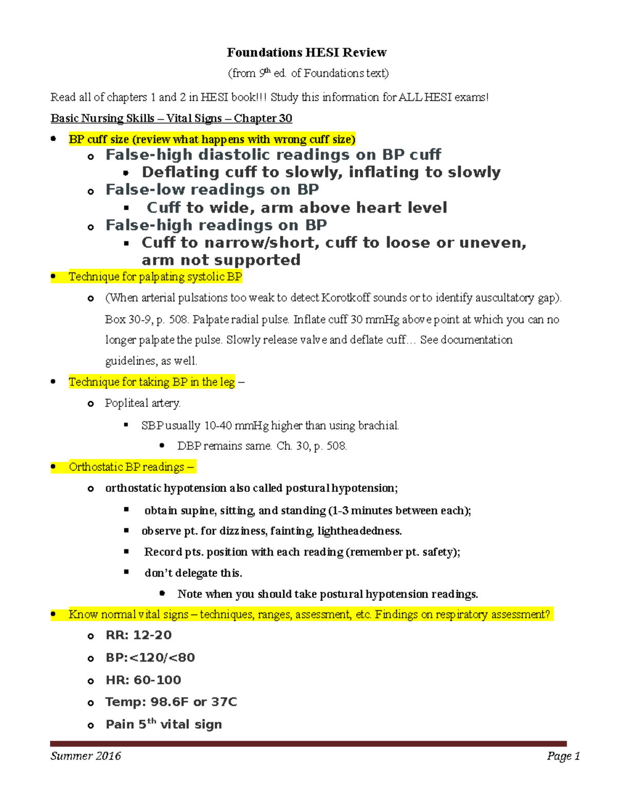 Free Hesi Exam Study Guide Lopmanavi