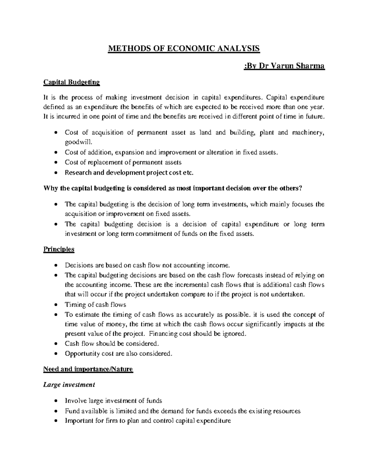 Methods OF Economic Analysis - Warning: TT: undefined function: 32 ...