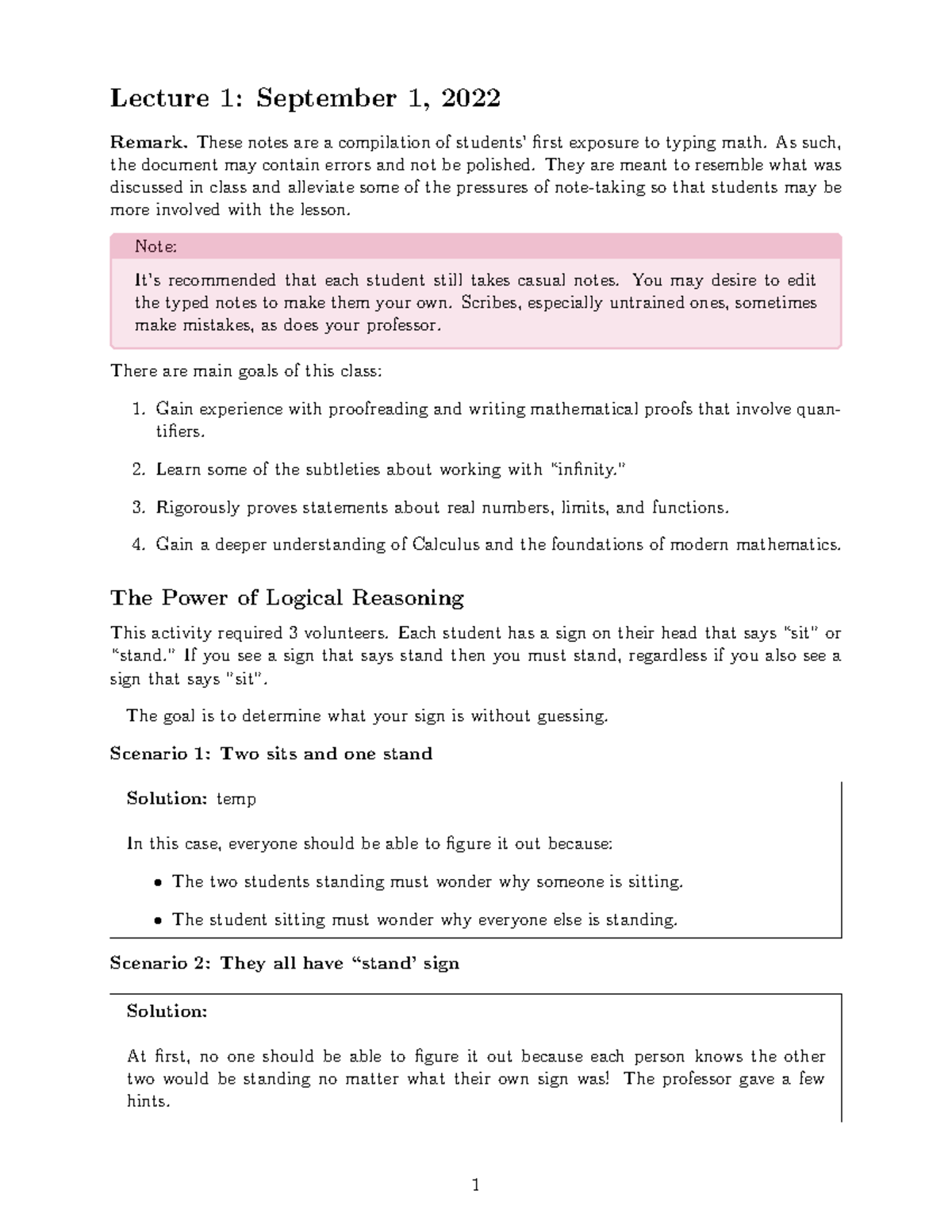F22 Math216 L1 v1 - lecture note - Lecture 1: September 1, 2022 Remark ...