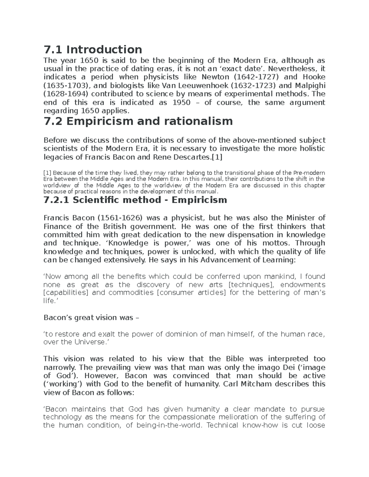 7 - The modern Era and all of its major events - 7 Introduction The ...