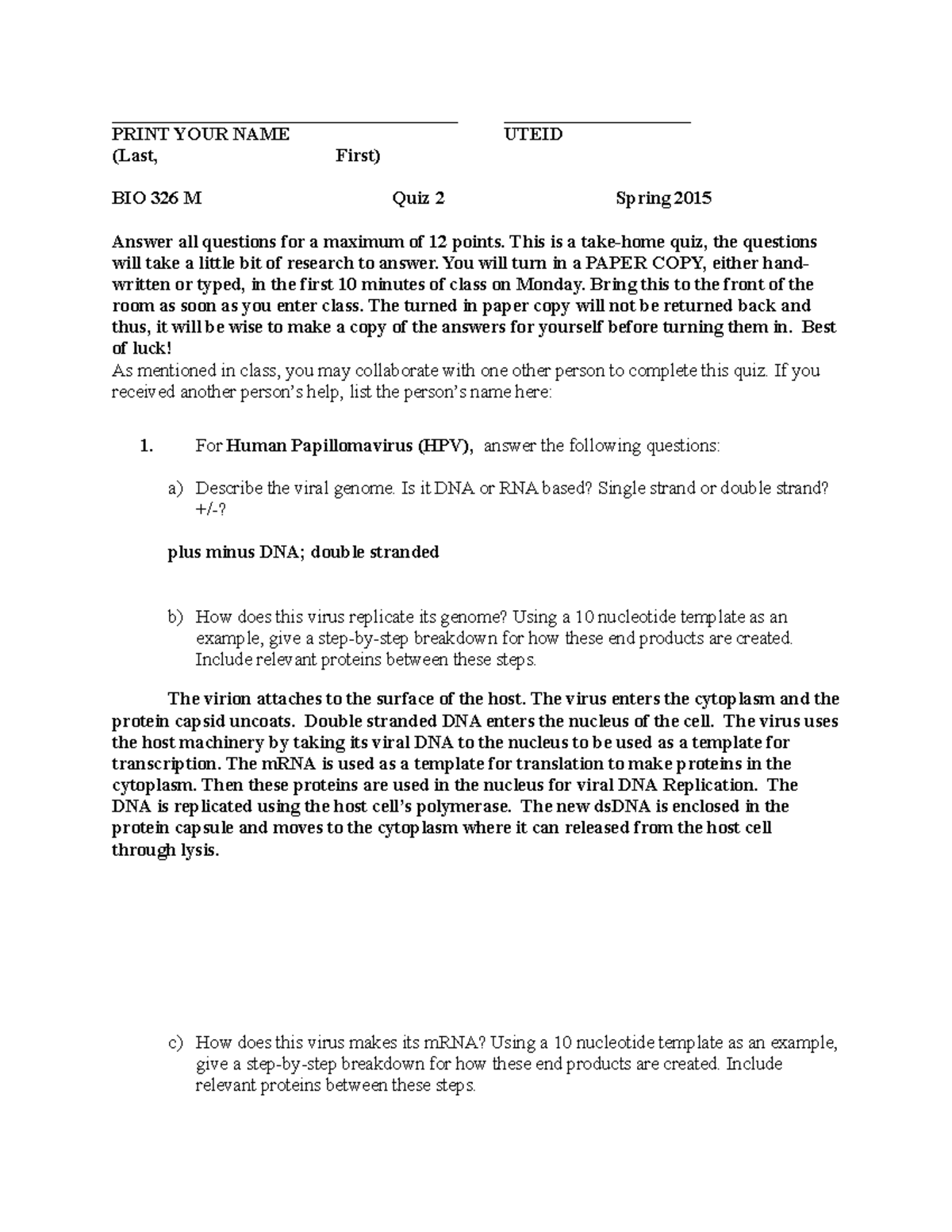 Quiz on HPV Measles Virus and Hepatitis C Virus - Studocu