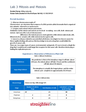 Anatomy LAB4 - notes - Student Name: titilayo jiayeola Access Code ...