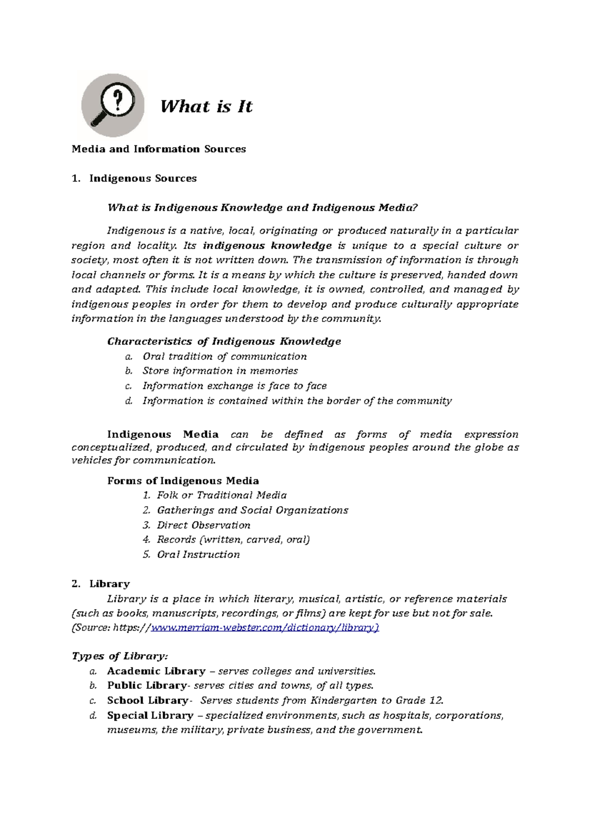 MIL Module 5 Students - Media literacy is an expanded conceptualization ...