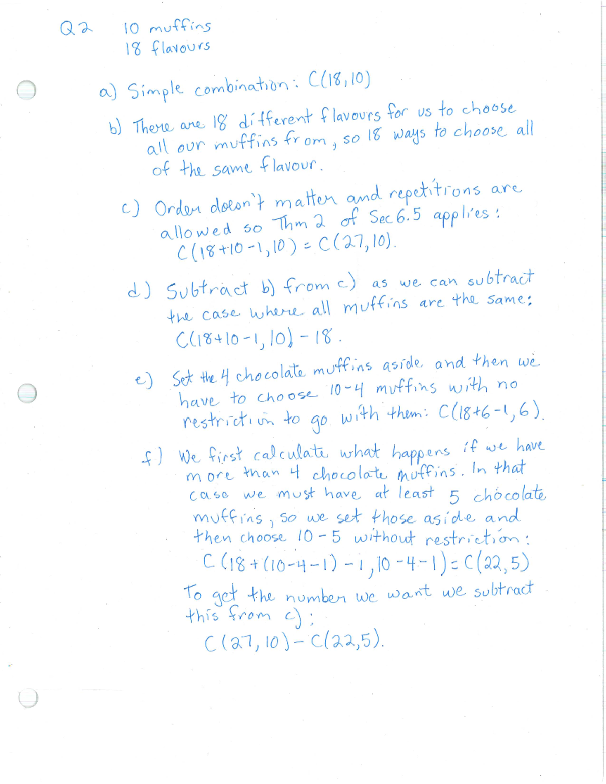 Discrete q2 answer - CP214 - Studocu