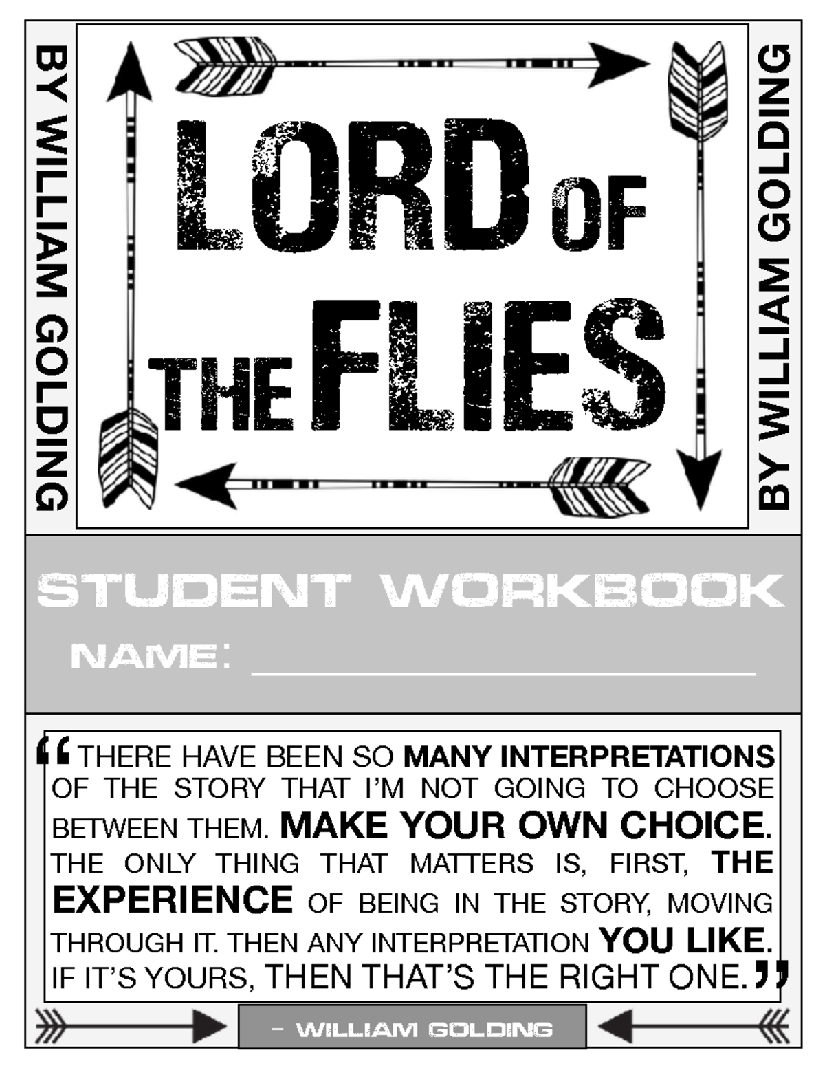 Fgewiyuh - hjkl - LORD OF THE FLIES BY WILLIAM GOLDING BY WILLIAM ...