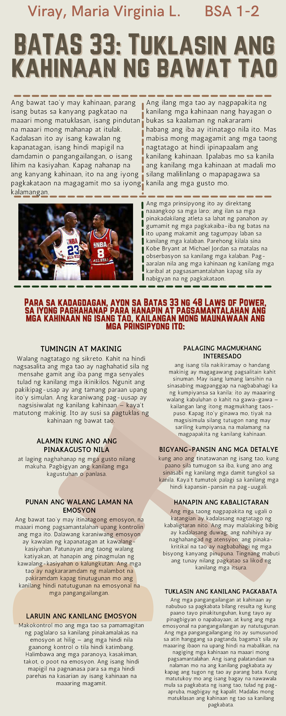 Viray Maria Virginia L - TUMINGIN AT MAKINIG Walang nagtatago ng ...