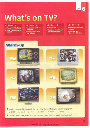 Unit4. Four Corners 2 Student Book - tài liệu tham khảo - Studocu