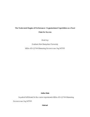 1-3 Memo Integration of Innovation - A new concept that is gaining ...