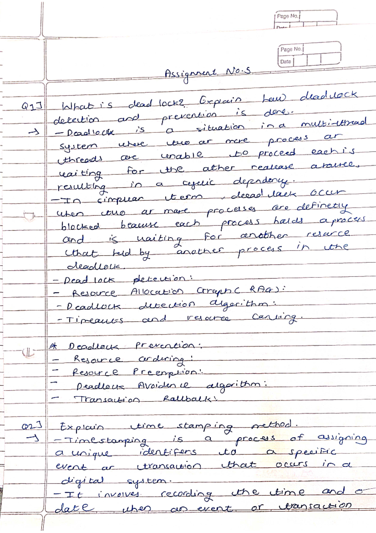 Assignment No.5 DBMS - Information technology - Studocu