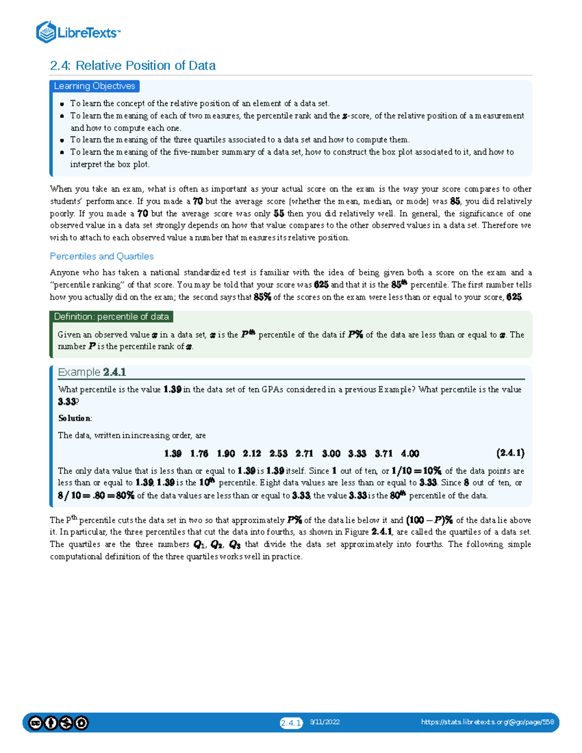 2 - 2 descriptive statistics math 201 notes chapter 2 - 2: Relative ...