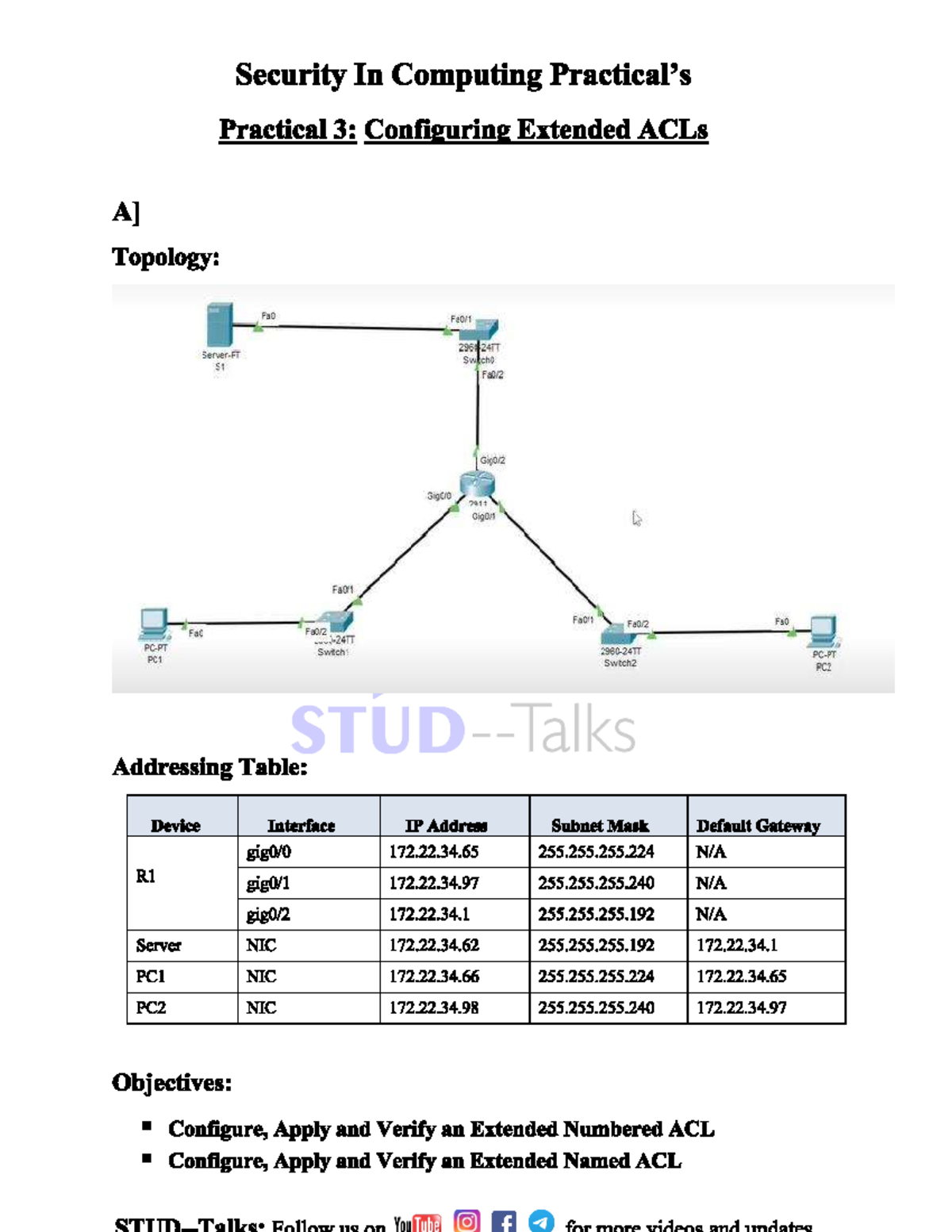 P-3 - Security in Computing Practicals Security in Computing Practicals ...