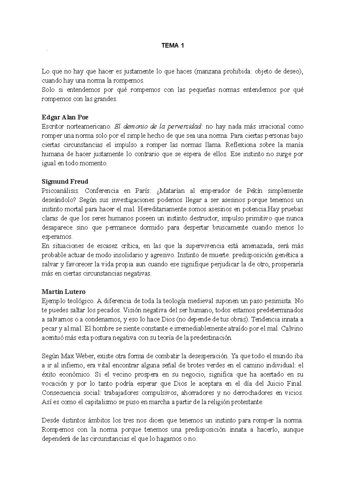 TEMA 1 - sobre las circunstancias para cometer un delito según ...
