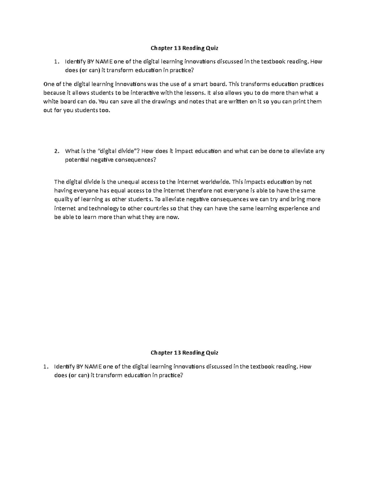 ED280 Reading Quiz Chapter 13 - Chapter 13 Reading Quiz Identify BY ...