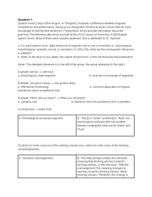 Lin chapter 7 - lecture notes - 2 words in each of the following lists ...