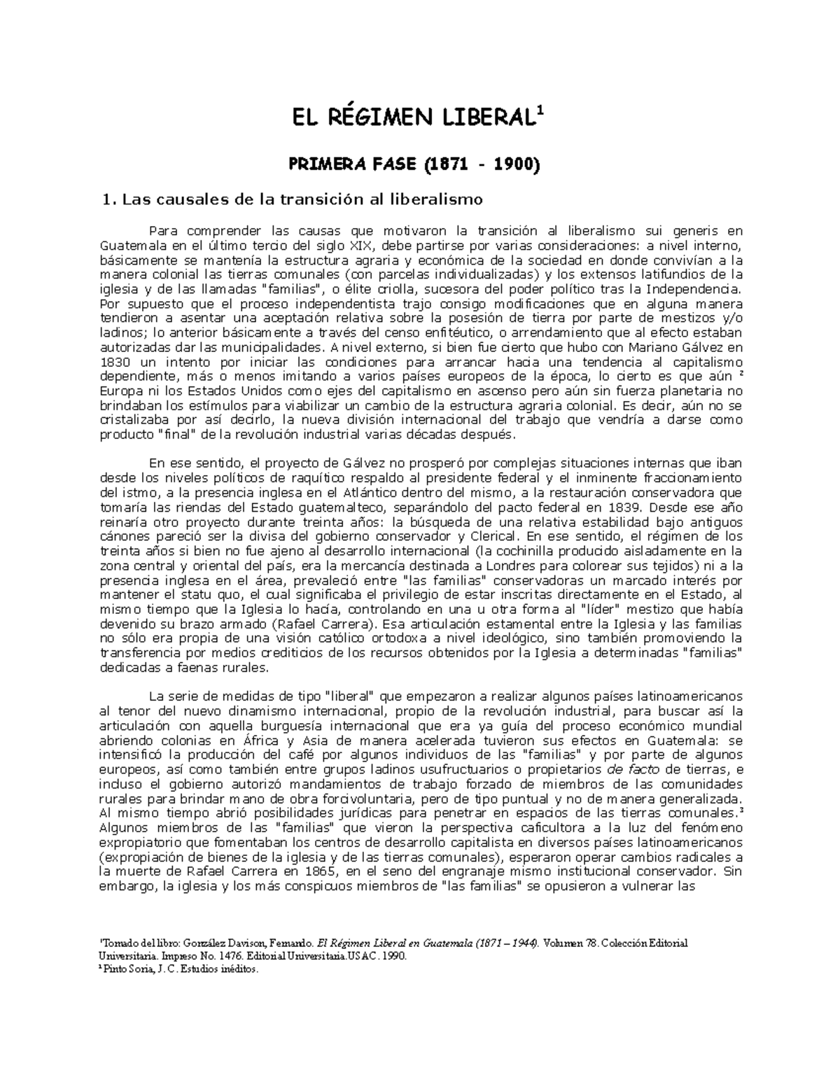 EL Regimen Liberal 1871 2 - 327 El Régimen Liberal 1871 - 1944 EL ...