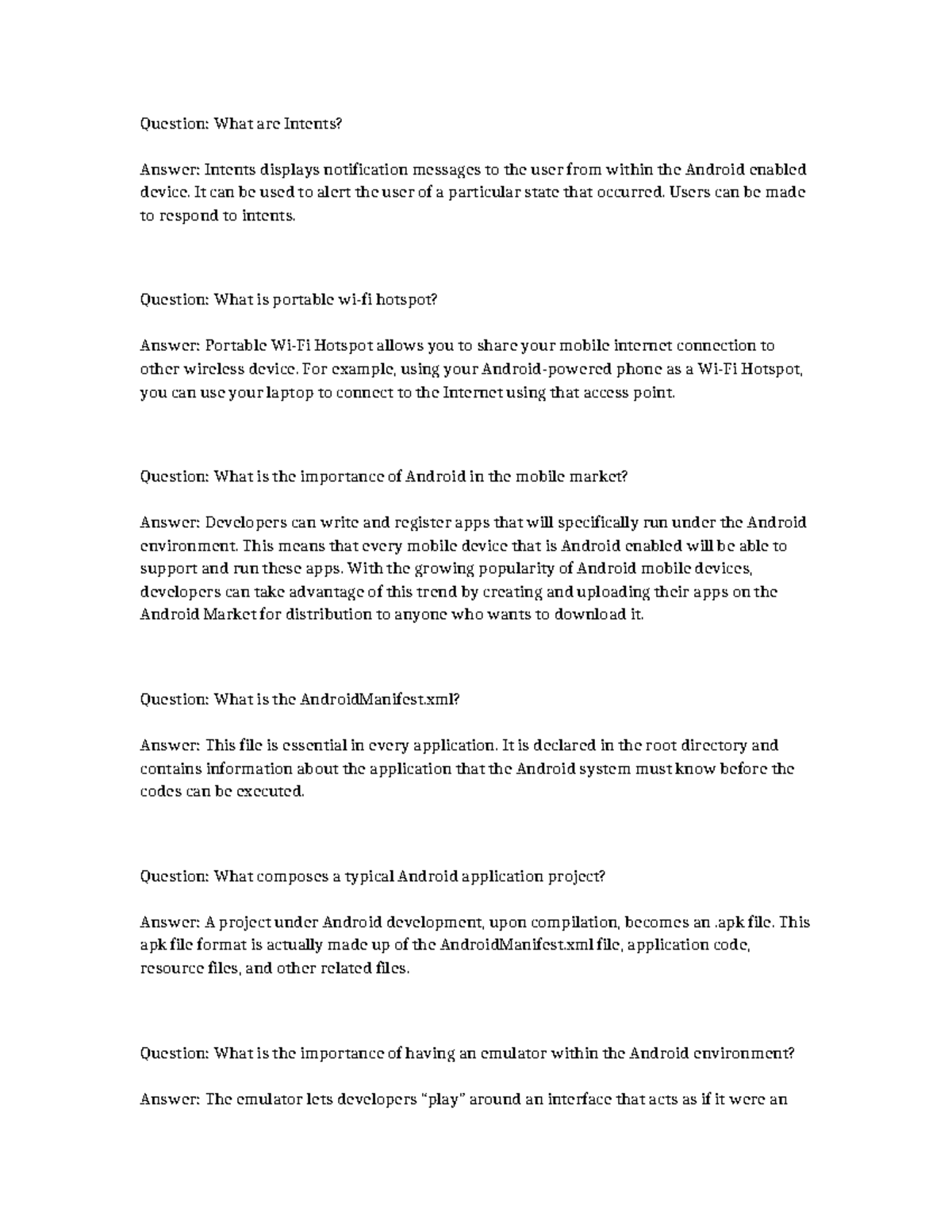 Treater forwork unengendered - Question: What are Intents? Answer ...