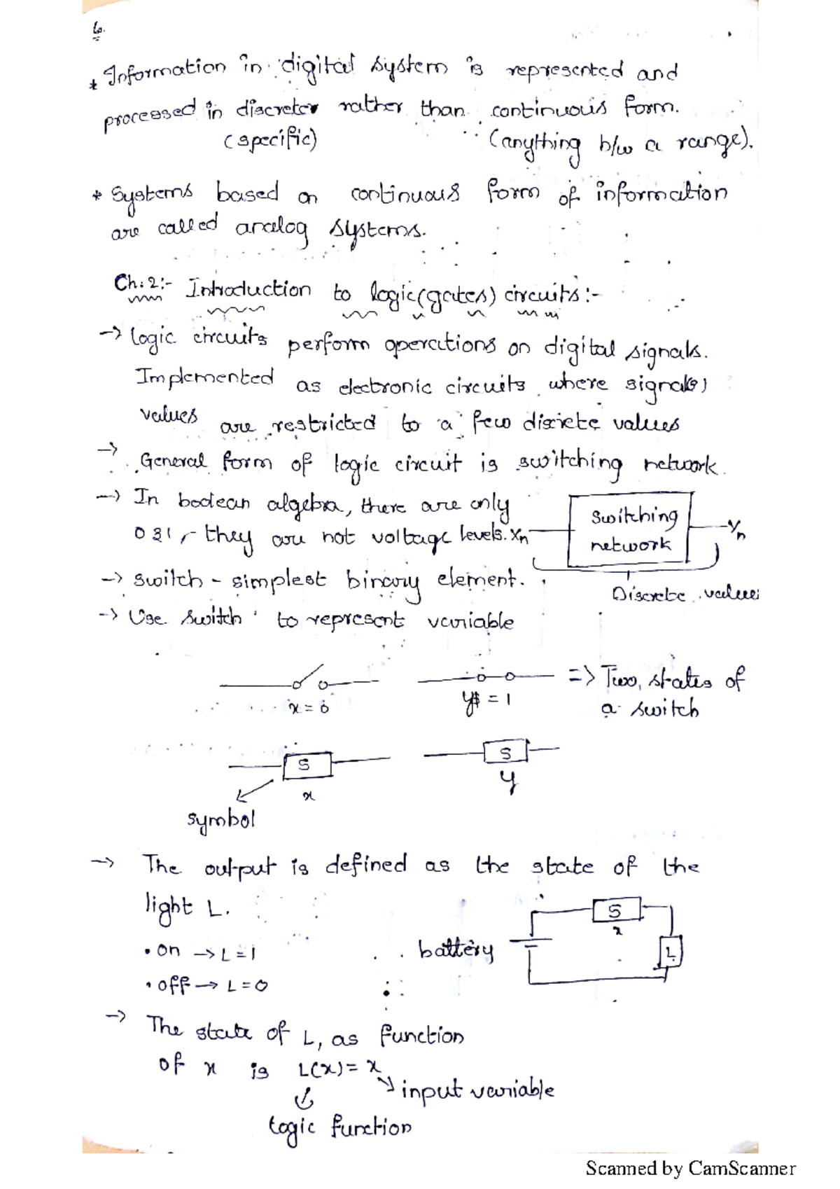 Digital Circuits notes-1 - Digital Circuits and Systems - Studocu