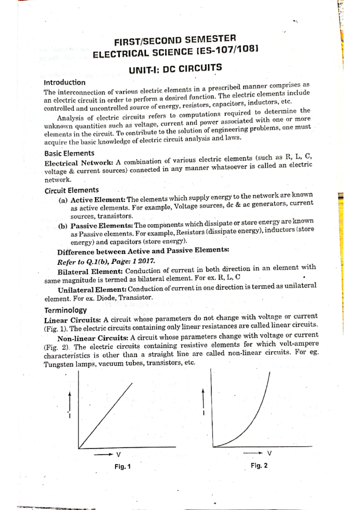 Akash electrical science - btech - Studocu