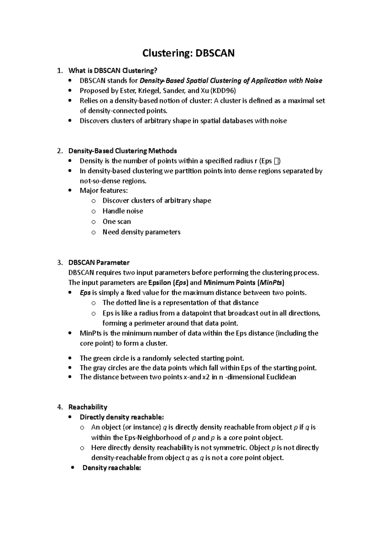 Clustering Dbscan Clustering Dbscan What Is Dbscan Clustering Dbscan Stands For Density 6930