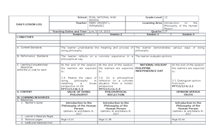 JOF Summary OF Current Competencies VS - Form 4 SUMMARY OF CURRENT ...