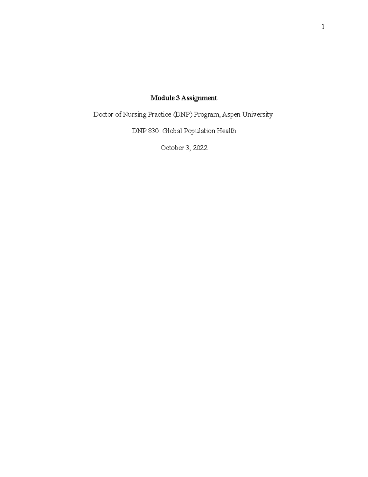 M03Assignment Sajen 8 - Module Research assignment on Technology - Module 3 Assignment Doctor of ...