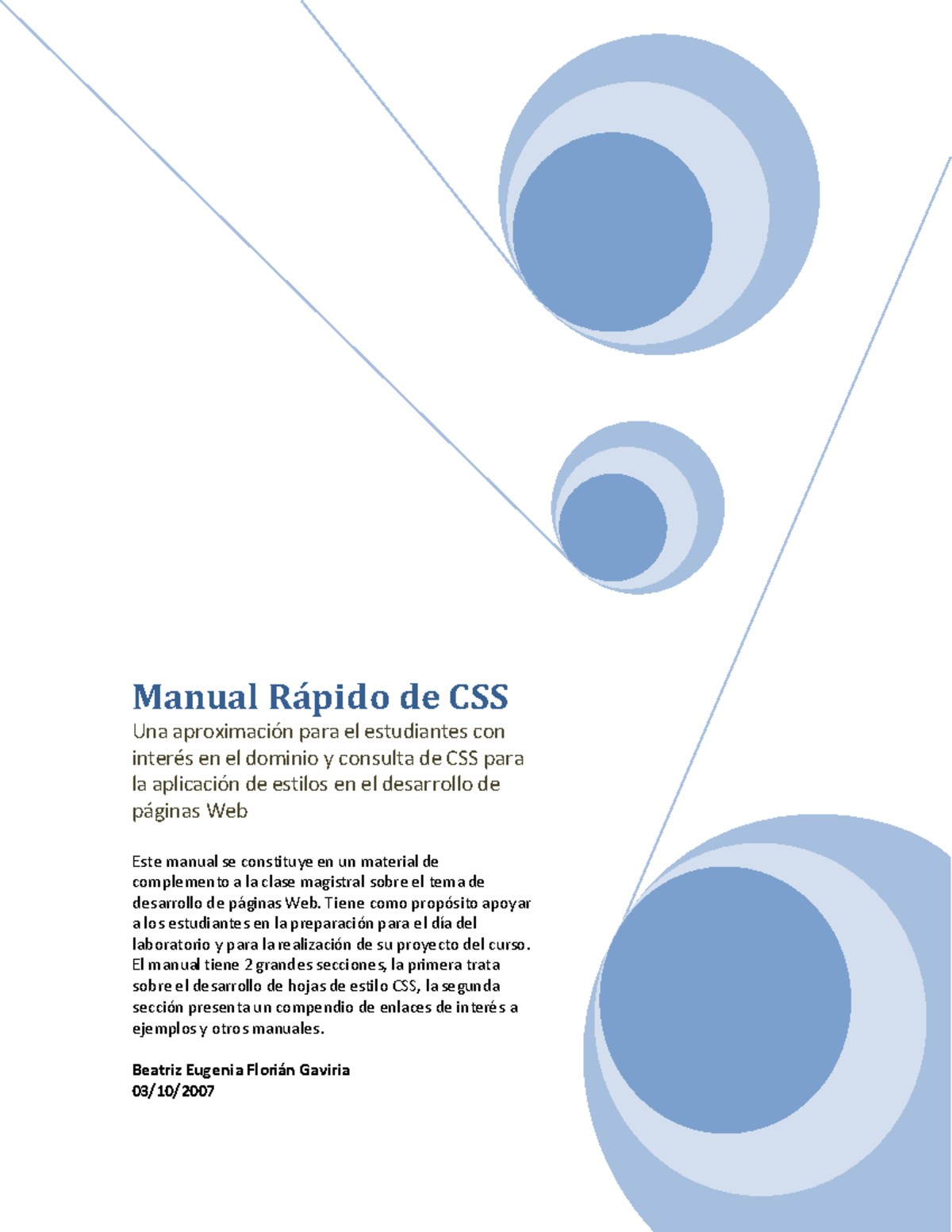 Manualrapido Css Manual Css Manual R·pido De Css Una AproximaciÛn